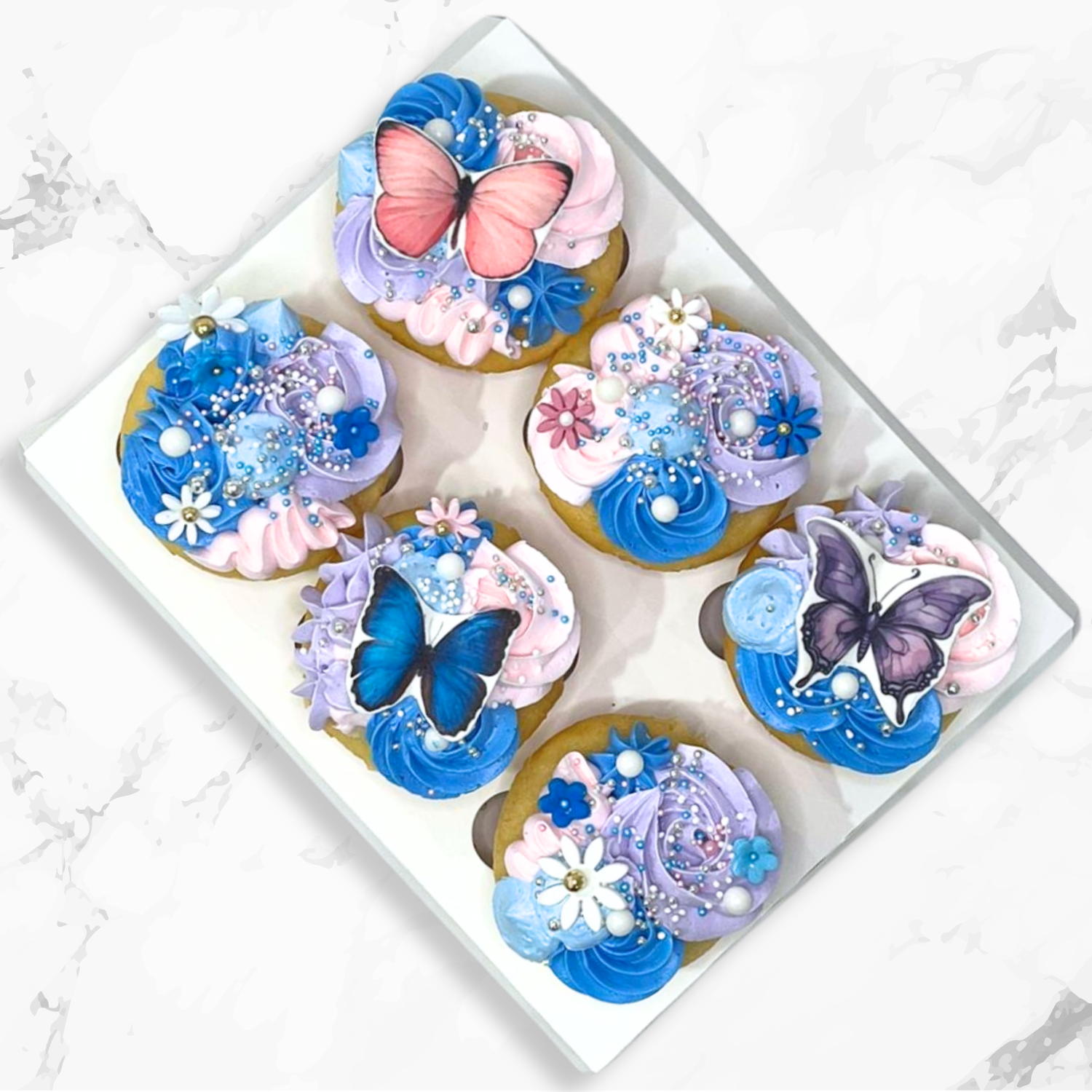 Butterfly Out Of Cupcakes Butterflies & Flowers Cupcakes Kidd's