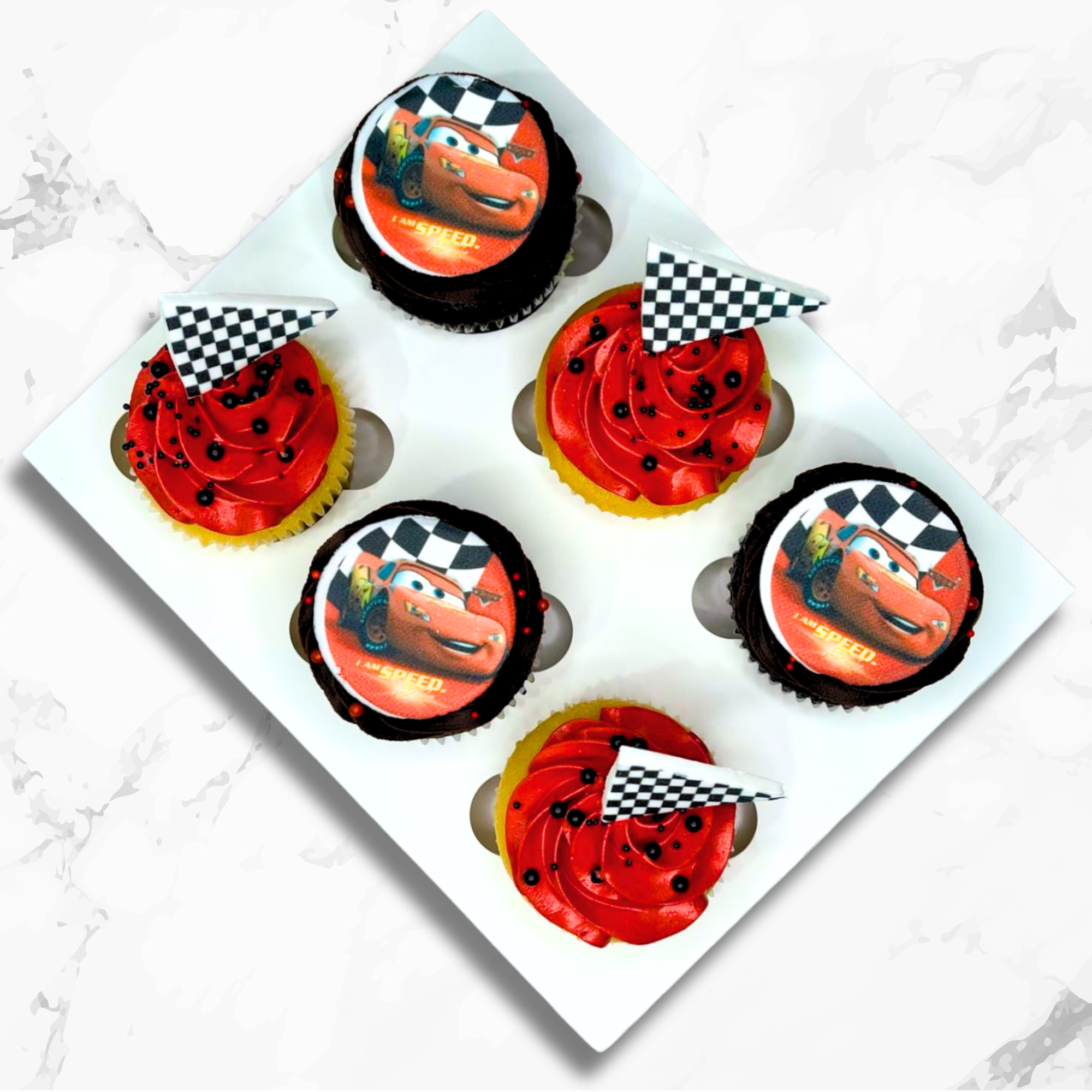 Cars Themed Cupcakes – Poles Patisserie