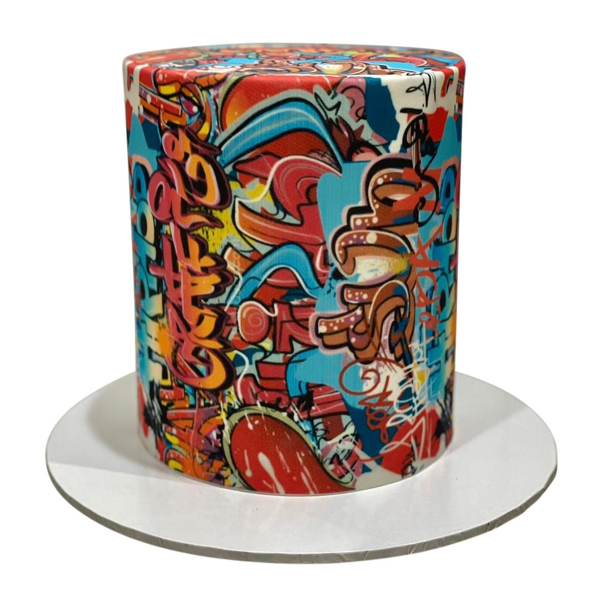 Graffiti Themed Cake – Poles Patisserie