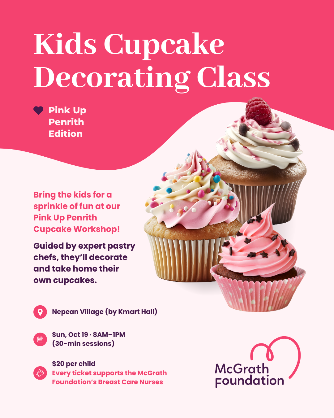 Kids Cupcake Decorating Class – Poles Patisserie