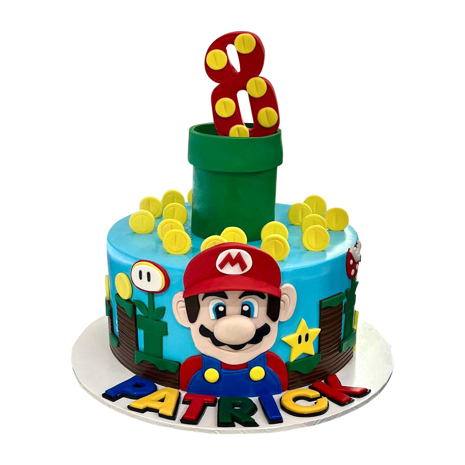 Mario Video Game Cake (2) – Poles Patisserie