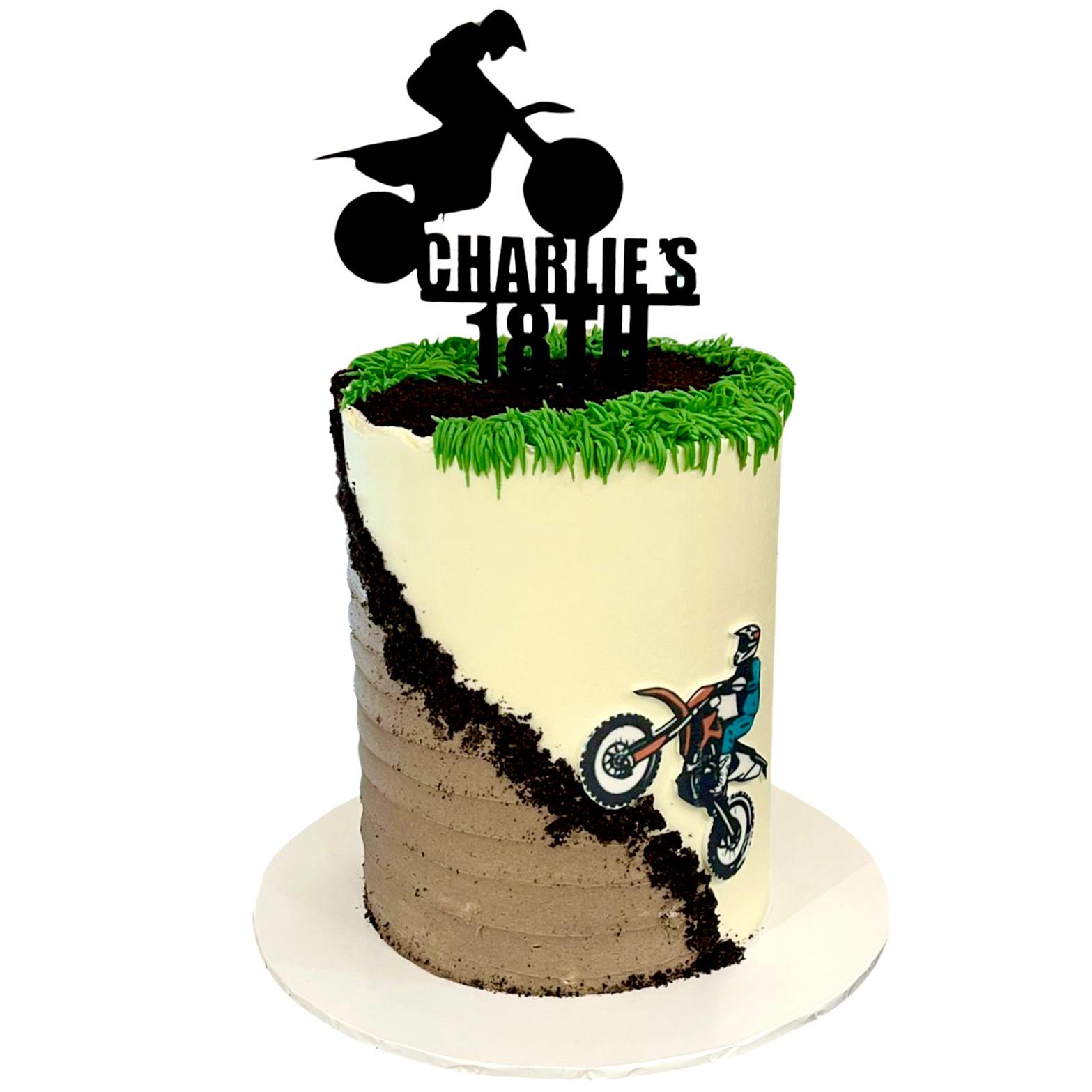 Motor Bike Theme Cake – Poles Patisserie