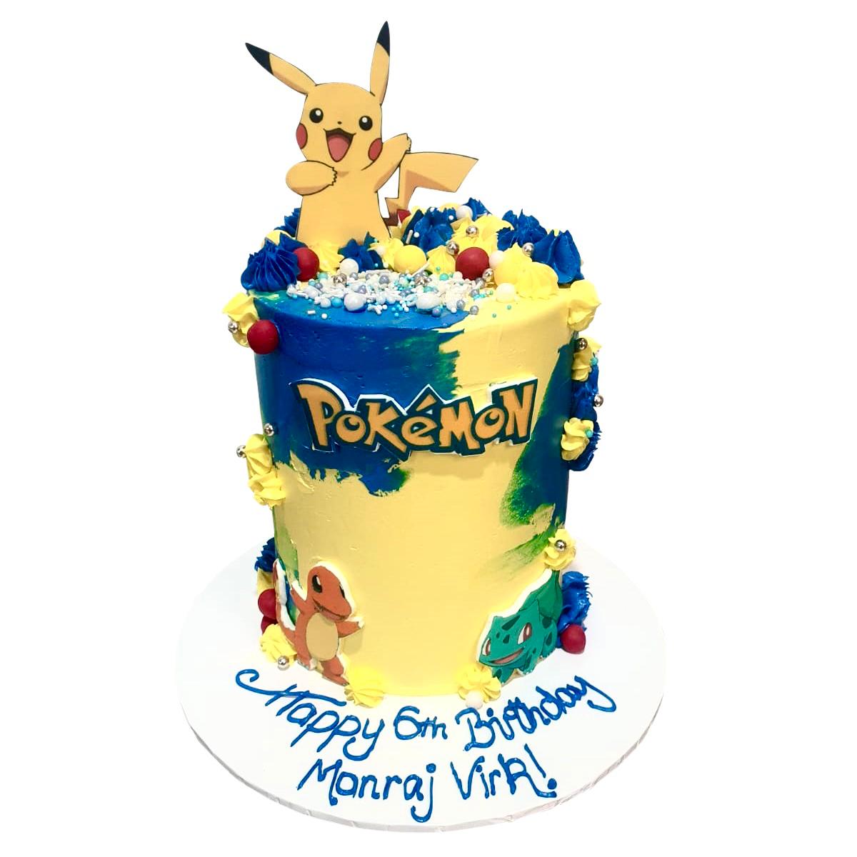 Pokemon Tall Cake | Poles Patisserie