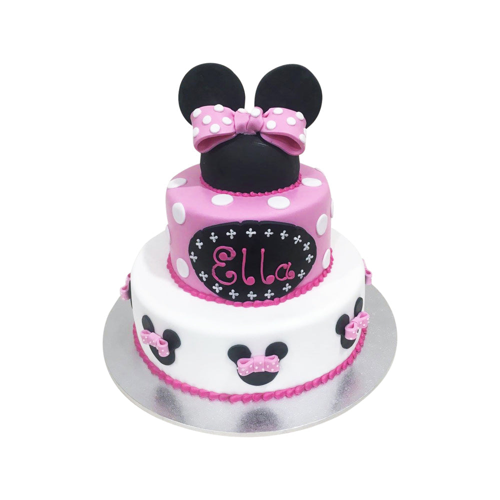 Mini Mouse 2 Tier Cake | Poles Patisserie