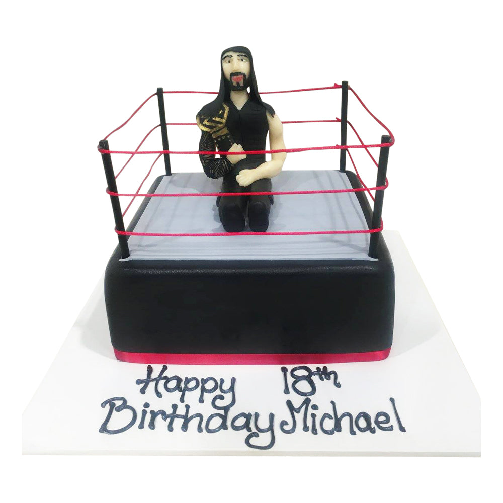 Boxing Sq Cake | Poles Patisserie