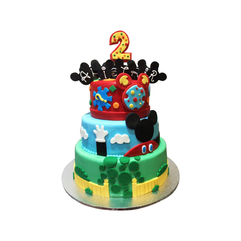 Mickey Playground Cake | Poles Patisserie