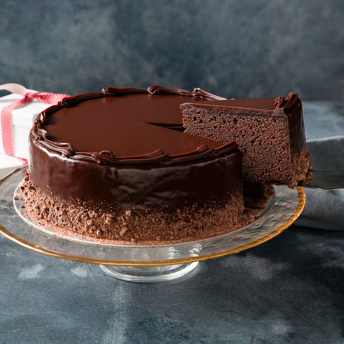 Elegant Classic Chocolate Mud Cake The Chocolate Cake Single Layer