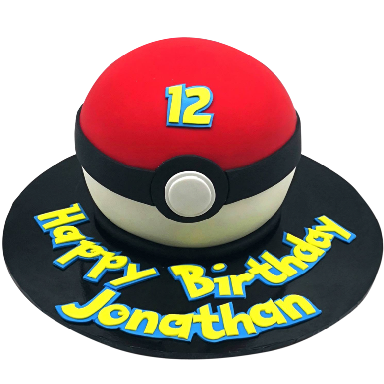 Pokeball Cake (Pokemon) | Poles Patisserie