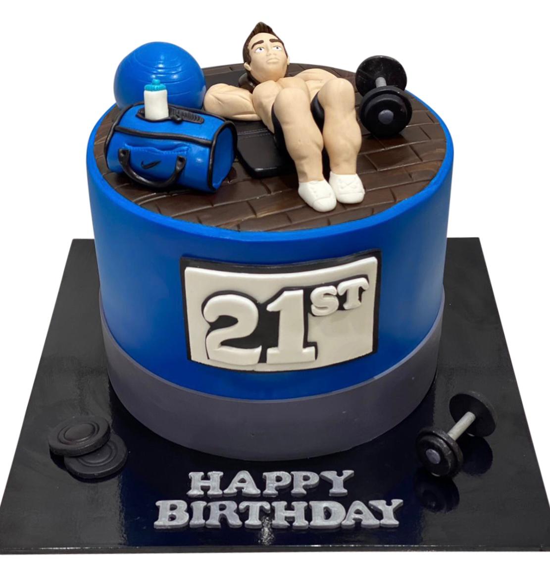 GYM with Figurine Cake – Poles Patisserie