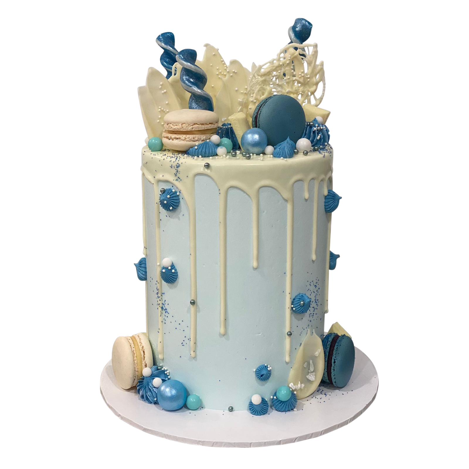 Party in Blue or Pink Themed Cake – Poles Patisserie