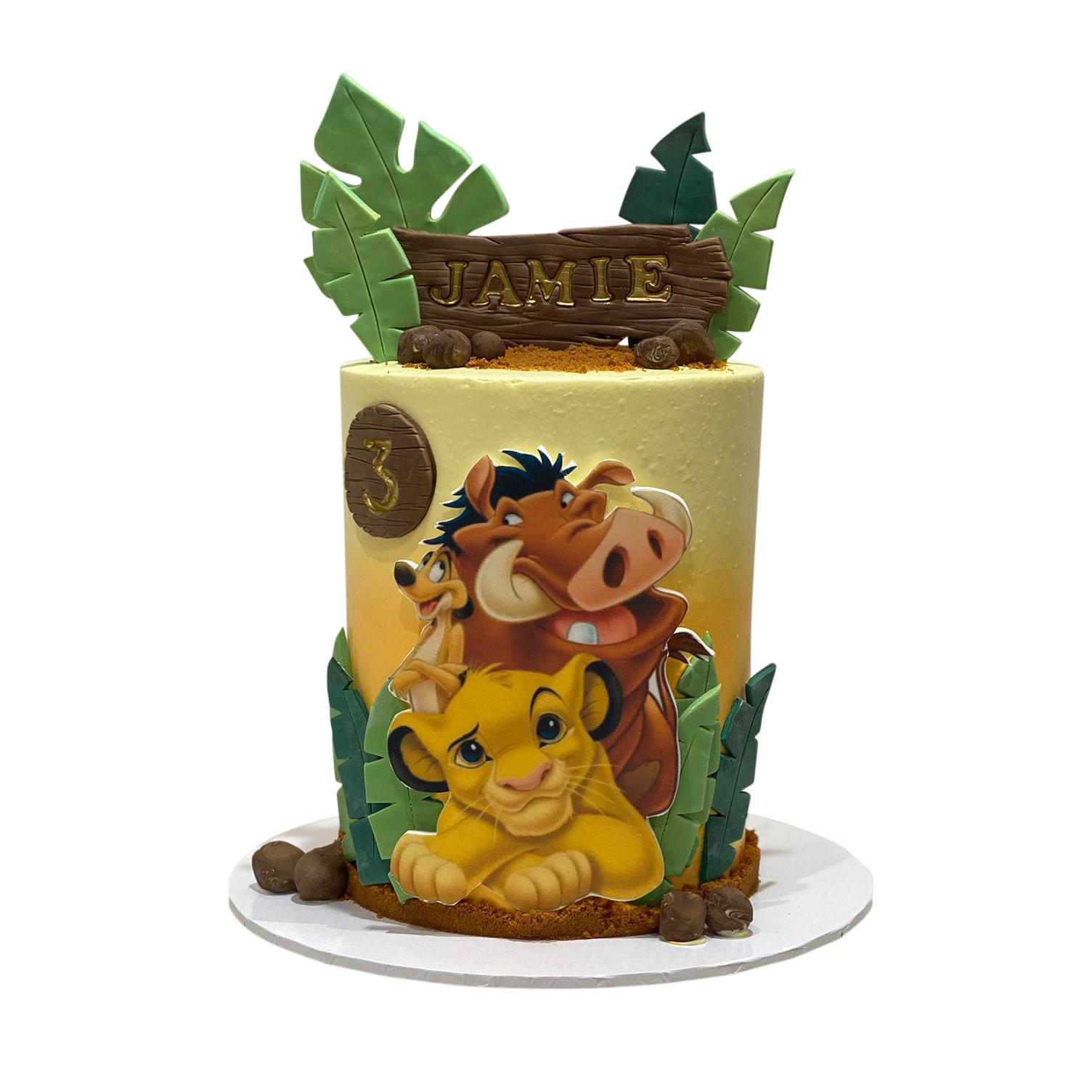The Lion King Themed Cake – Poles Patisserie