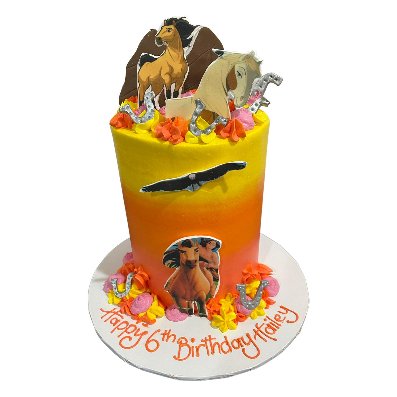 Spirit Themed Tall Cake | Poles Patisserie