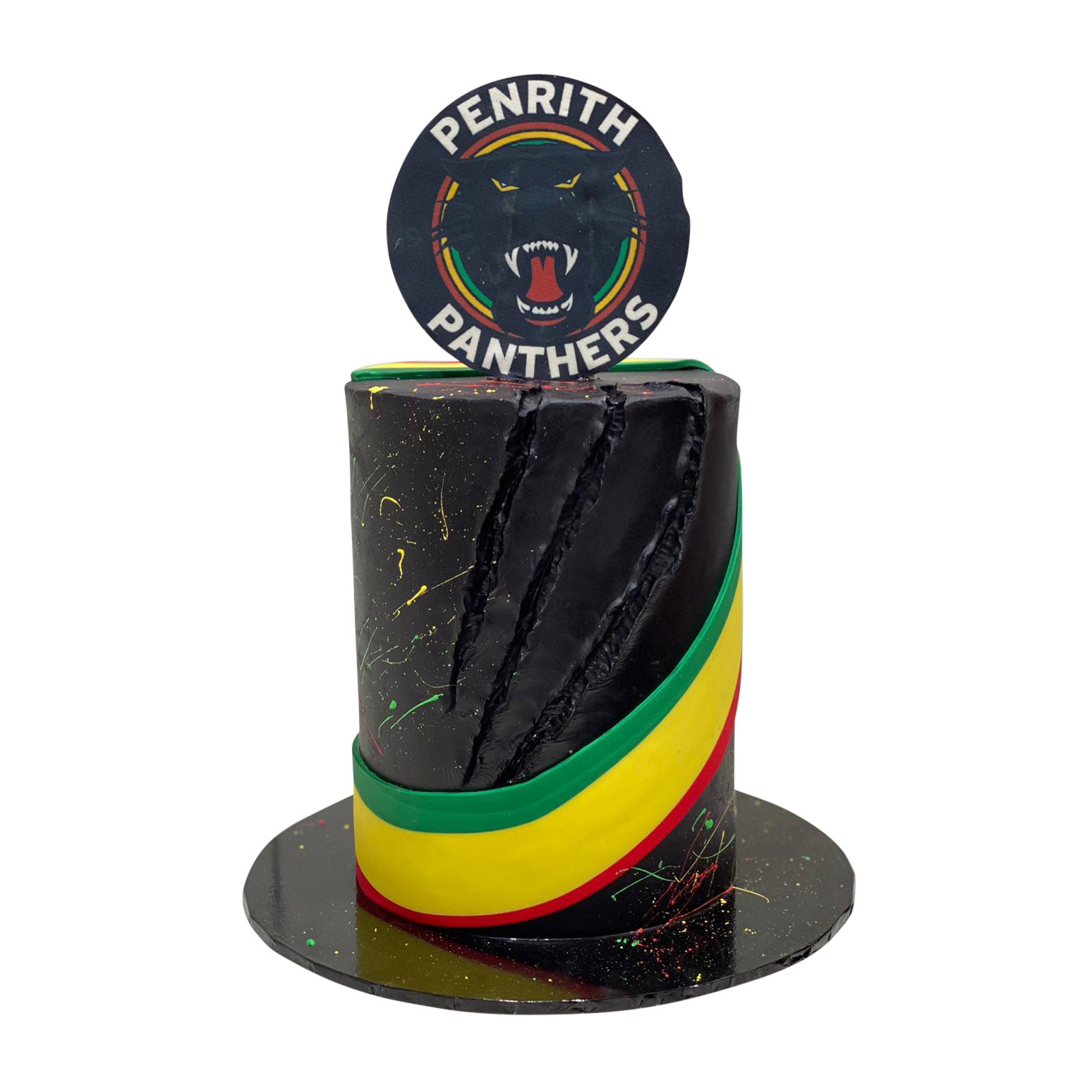 Panthers Tall Cake | Poles Patisserie