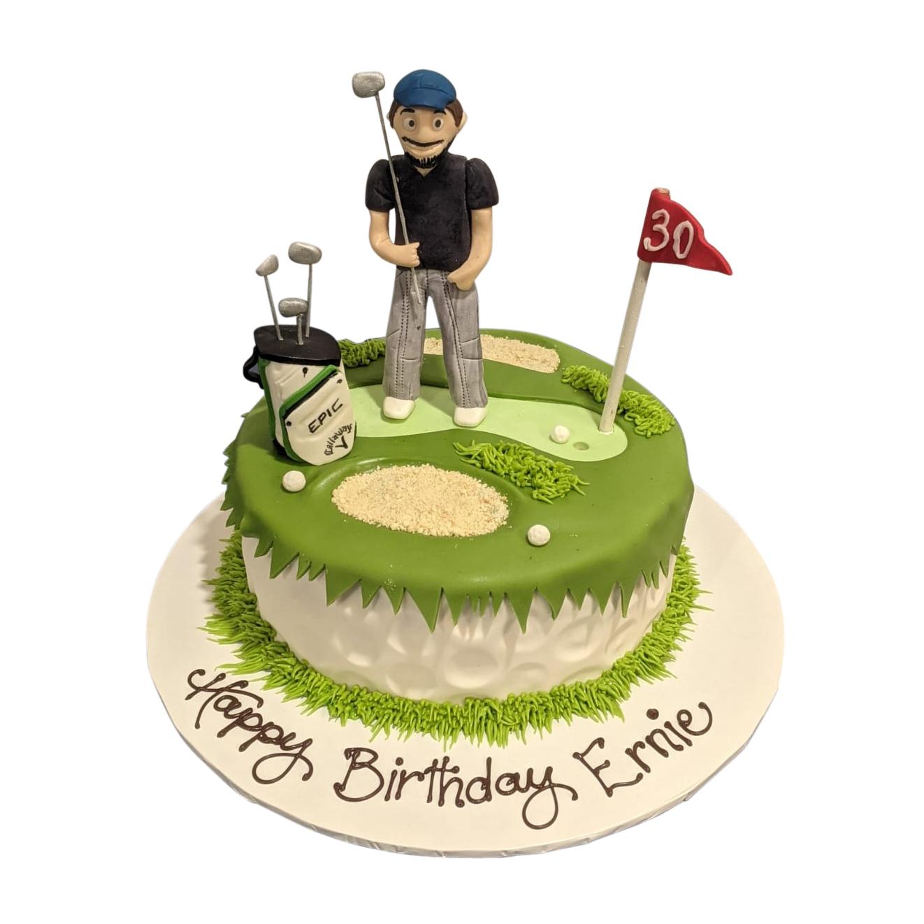 Golfer Cake (2) | Poles Patisserie