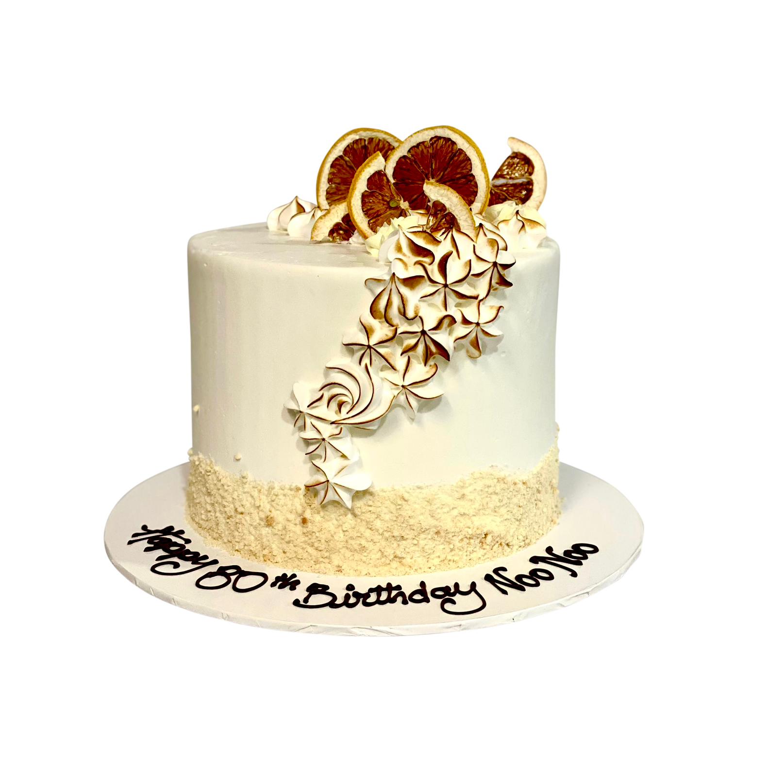 Lemon Meringue Inspired Tall Cake | Poles Patisserie