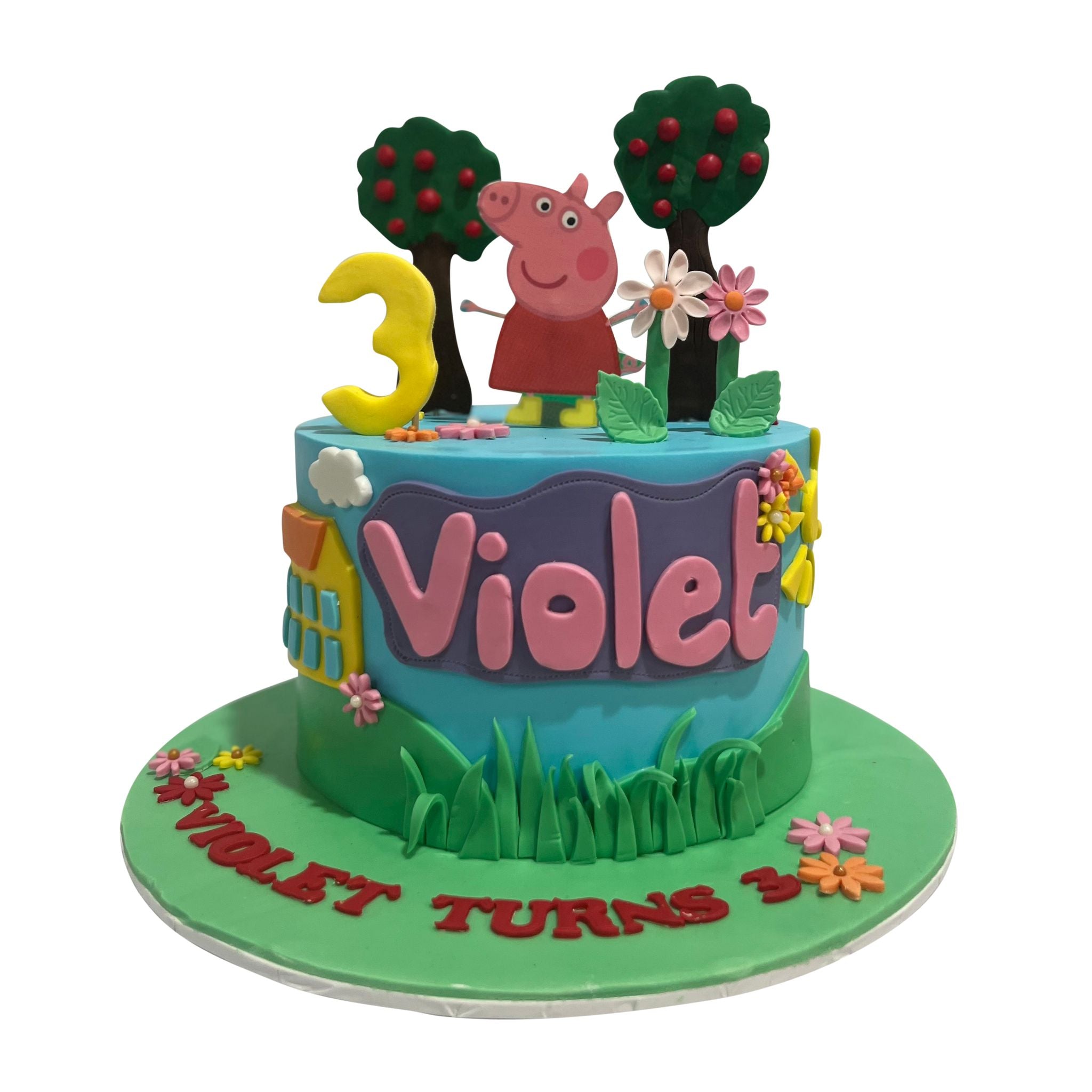 Peppa Pig Tall Cake (2) | Poles Patisserie